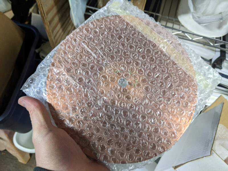 Copper Topped Lap - International Faceting Academy